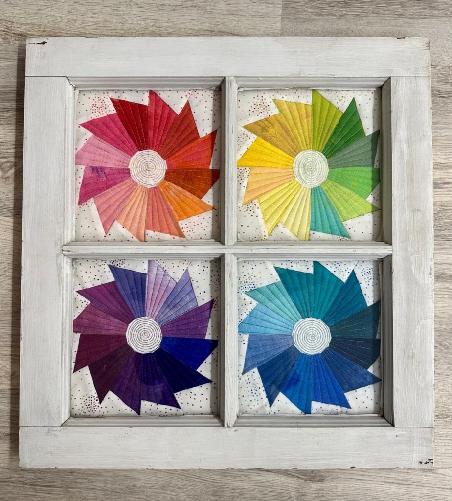 Upcycled Window Frame Wall Hanging
