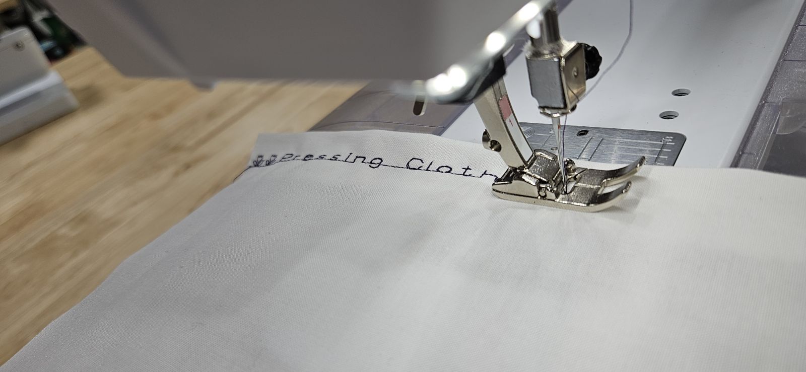 Instructions to make a pressing cloth