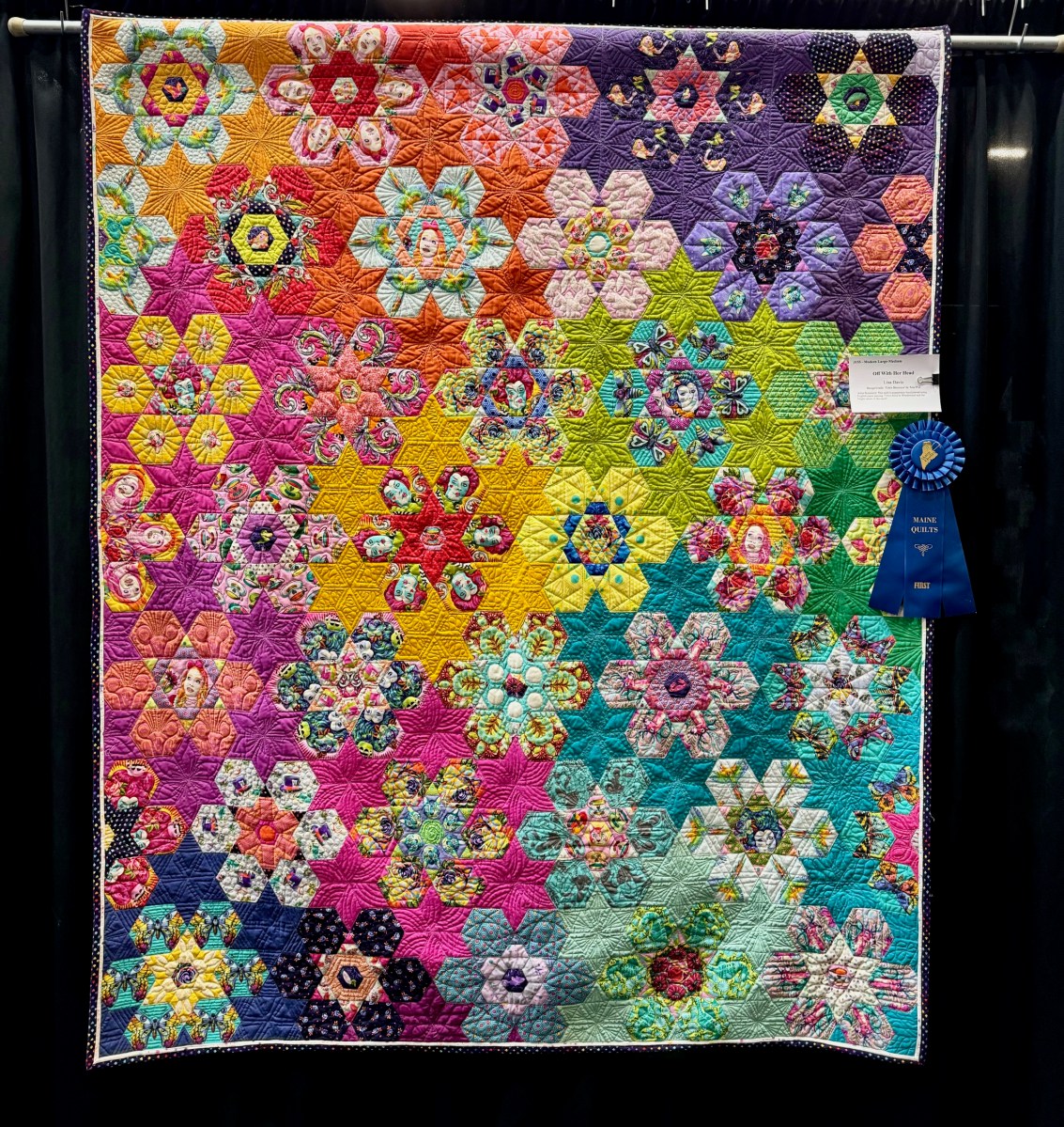 Sampling of Quilts from Maine Quilts Quilt Show, July 2024