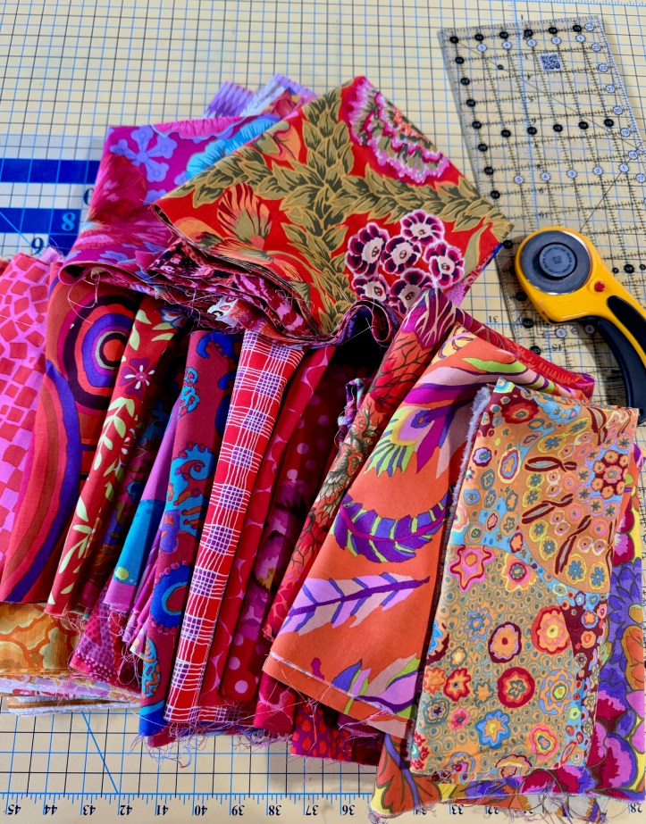 Free Pattern - Kaffe Lattice Quilt - from Cotton Candy Fabrics