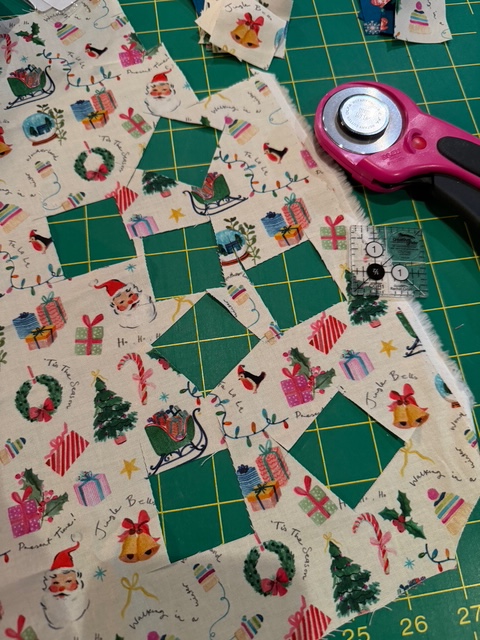 Create a Fun Mini Swiss Cheese Quilt with 1.5" Squares